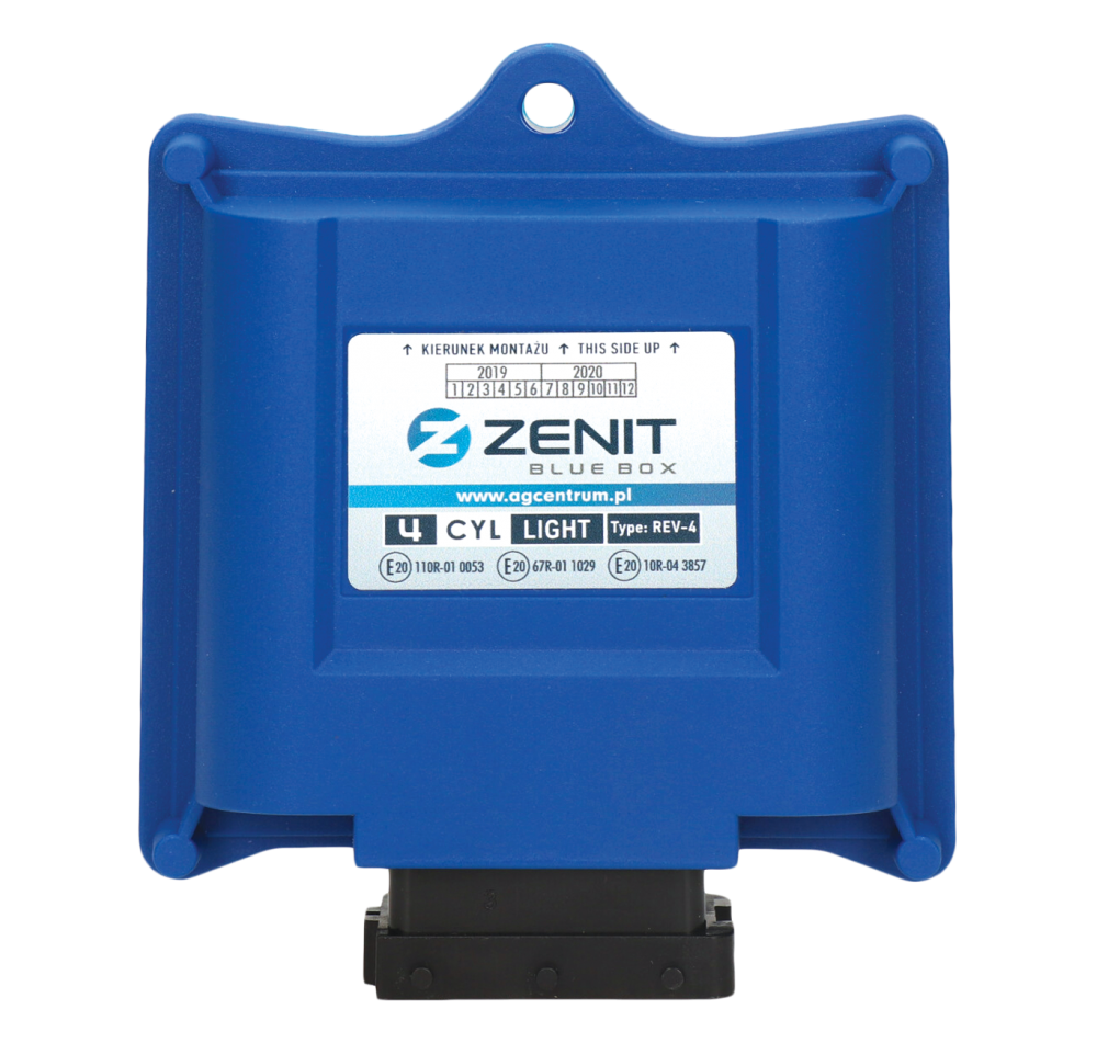 Комплект ГБО ZENIT Blue BOX Light 4 цилиндра купить в интернет-магазине ...